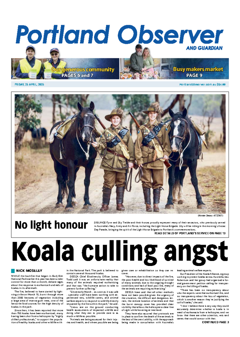 Portland Observer - 25th April 2025 | Portland Observer